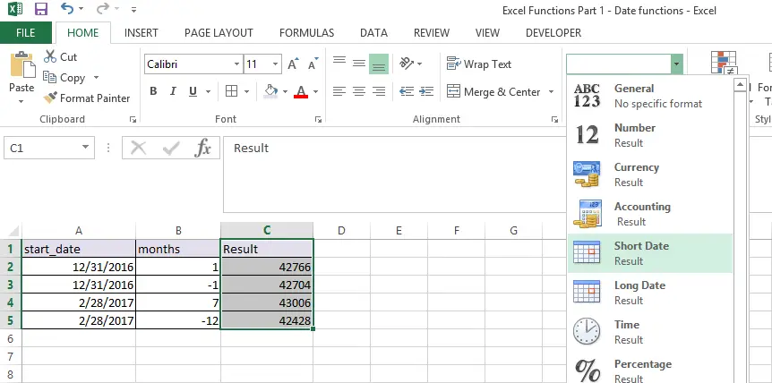 Edate Function In Excel Datascience Made Simple