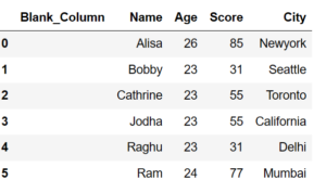 Assign/Add an empty or null column to the dataframe in pandas ...